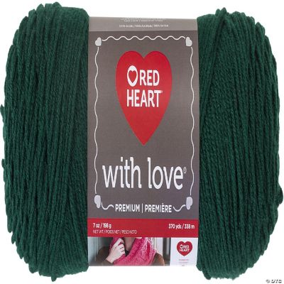 Red Heart With Love Yarn-Evergreen