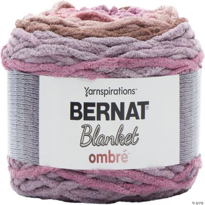 Bernat Blanket Ombre Yarn-Dusty Rose Ombre | Oriental Trading