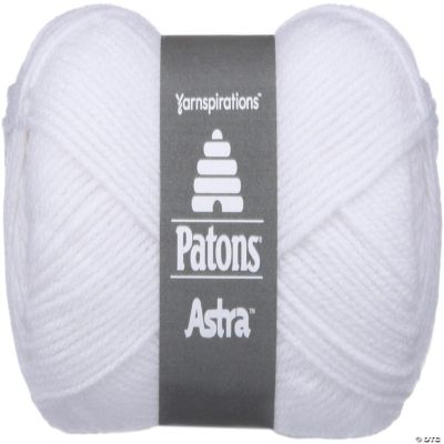 Patons Astra Yarn - Solids-White | Oriental Trading