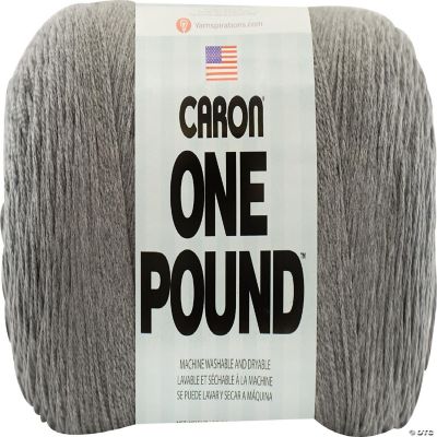 Caron One Pound Yarn-Medium Grey Mix
