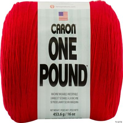 Caron One Pound Yarn-Scarlet