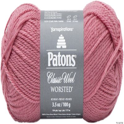 Patons Classic Wool Yarn-Rose | Oriental Trading
