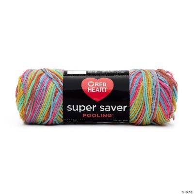 Red Heart Super Saver Pooling Yarn-Papaya | Oriental Trading