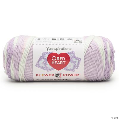 Red Heart All In One Granny Square Yarn-WISTERIA | Oriental Trading