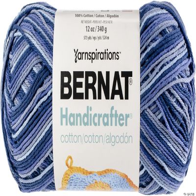 Bernat Handicrafter Cotton Yarn 340g - Ombres-Blue Camo