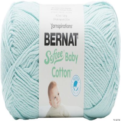 Bernat Softee Baby Cotton Yarn-Aqua Mist | Oriental Trading