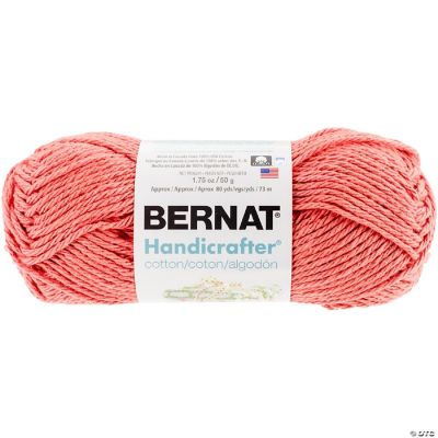 Bernat Handicrafter Cotton Yarn - Solids-Tangerine