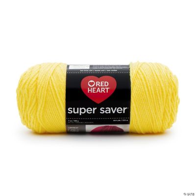 Red Heart Super Saver Yarn-Bright Yellow | Oriental Trading