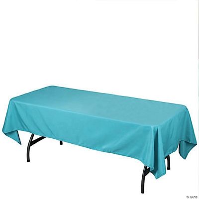 6 pcs 60x102" Polyester Rectangular Tablecloths Party Wedding Table Linens