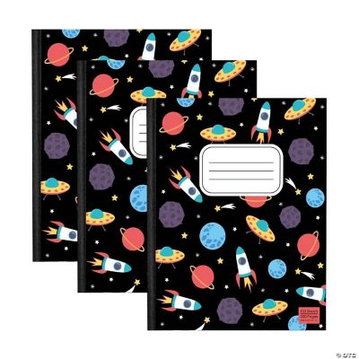E-Clips USA Boyish Composition Notebook - Assorted Cover Designs, 3 ...