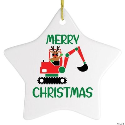 Construction Worker Digger Christmas Ornament, OrnamentallyYou ...