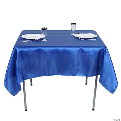 10 Pack 60" Square SATIN Overlays Wedding Party Decorations