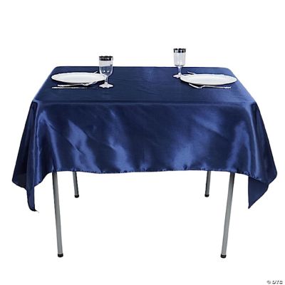 10 Pack 60" Square SATIN Overlays Wedding Party Decorations