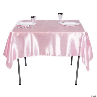 10 Pack 60" Square SATIN Overlays Wedding Party Decorations