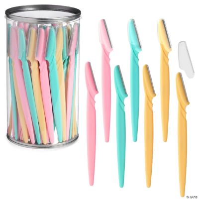 60-Pack Eyebrow Facial Razor for Women, Multipurpose Dermaplane Hair ...