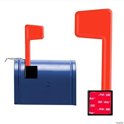 [2 Pack Red Mailbox Flag Replacement Kit - Rust-Proof Metal Replacement ...