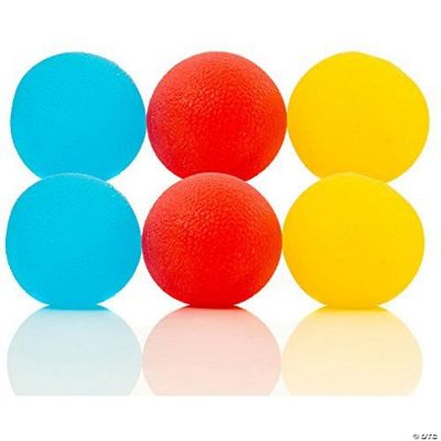 6-Pack of Stress Relief Balls - Tear-Resistant Stress Ball, Non-Toxic ...