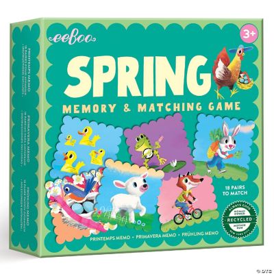 eeBoo: Spring Memory Matching Game, Ages 3+ | Oriental Trading