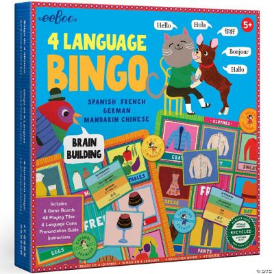 eeBoo: 4 Language Spanish, French, German, Mandarin Chinese Bingo Game ...