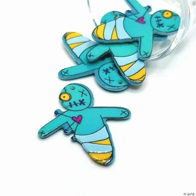 20 Pcs Halloween Blue Voodoo Doll Charms | Oriental Trading