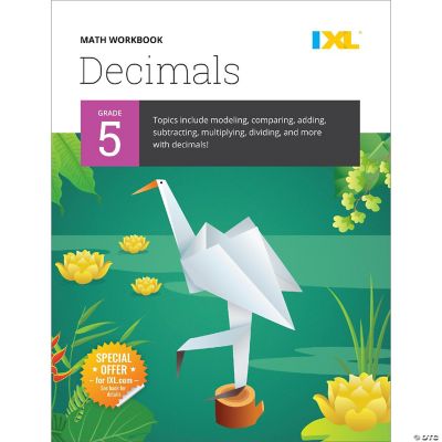 IXL Decimals 5th Grade Math Workbooks, 5th Grade Workbook Covering ...