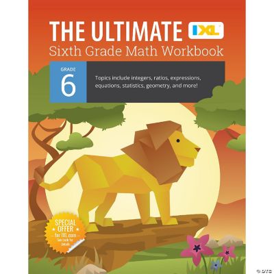 IXL The Ultimate 6th Grade Math Workbook, Covering Statistics, Geometry, Fractions, Algebra Prep ...