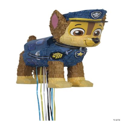Paw Patrol Chase 3D Pull Pinata - 18.5"