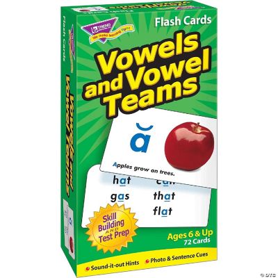 TREND Enterprises: Vowels and Vowel Teams Skill Drill Flash Cards ...