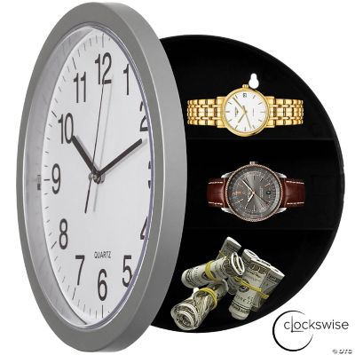 Clockswise 10-in Wall Mounted Clock | Oriental Trading