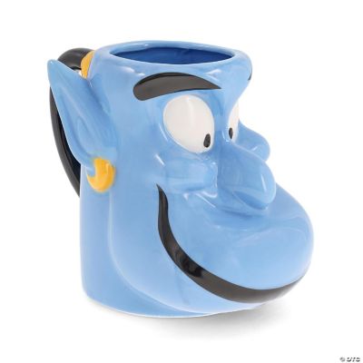 Disney Aladdin Genie 3D Sculpted Ceramic Mug Holds 22 Ounces | Oriental ...