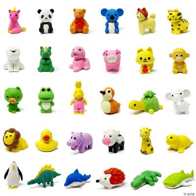 Wrapables Mini Animal Eraser Pets, 3D Puzzle Erasers for Party Favors ...