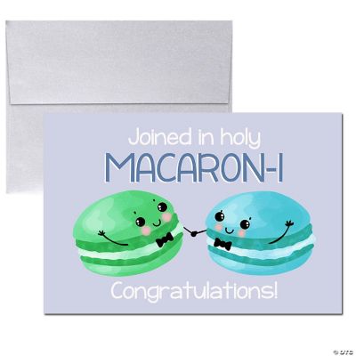 AmandaCreation Holy Macaron-I Macaron Cookie Folded Wedding Card for ...