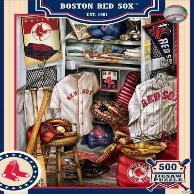 Boston Red Sox - Locker Room 500 Piece Jigsaw Puzzle | Oriental Trading