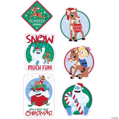 16" – 23" Rudolph the Red-Nosed Reindeer® Cardstock Wall Cutouts – 6 Pc ...
