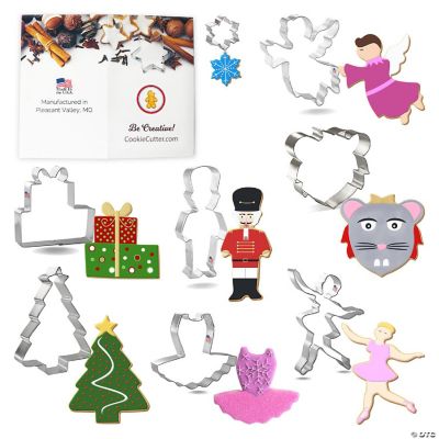 Nutcracker Christmas Ballet Cookie Cutter 8 Pc Set HS0515 | Oriental ...
