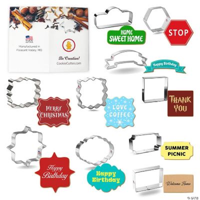Frames & Plaques Cookie Cutter 10 Pc Set HS0533 | Oriental Trading