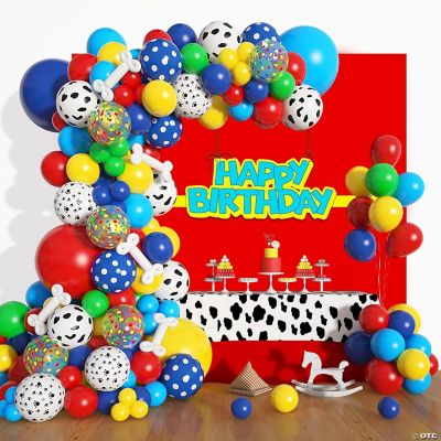 155pcs Paw Balloon Arch Kit with Dog Bone Foil Balloons for Puppy ...