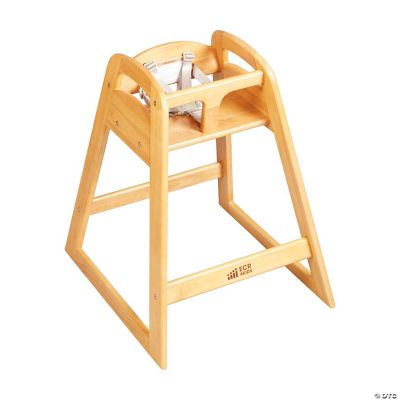 ECR4Kids ASATT High Chair, Honey | Oriental Trading