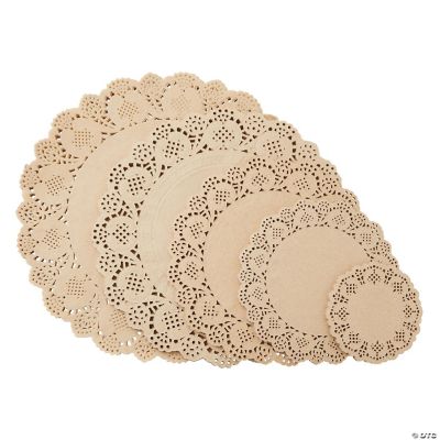 250 Pack Paper Doilies Assorted Sizes for Food & Cake, Round Decorative ...