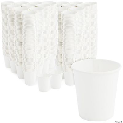 600-Pack 3 Oz Small Paper Cups, Disposable Bath Cups for Bathroom ...