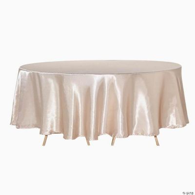 10 pcs 90" Satin ROUND Tablecloths Wedding Table Linens Supply