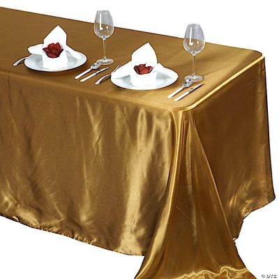 10 pcs 90x132" Satin Rectangular Tablecloths - Free Shipping - Wedding ...