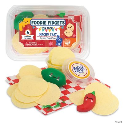Foodie Fidget Fan Foods – Nacho Tray Sensory Play Set | MindWare
