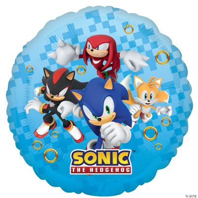 Sonic the Hedgehog 2™ Sonic, Knuckles, Tails, Shadow 18" Mylar Balloon ...