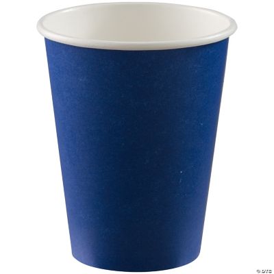 3 1/2" 12 oz. Bulk 50 Ct. Royal Blue Disposable Paper Cups | Oriental ...