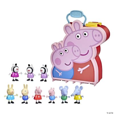 Peppa Pig Carry-Along Brothers and Sisters 9 Piece Figure Set ...