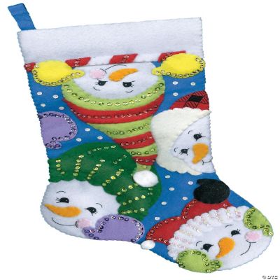 Design Works Felt Stocking Applique Kit 18" Long-Peek A Boo | Oriental ...