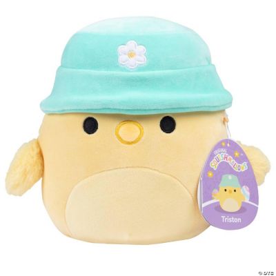 Squishmallows 8" Triston the Yellow Chick w Bucket Hat Plush Stuffed ...