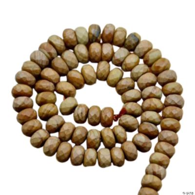 4X6Mm Faceted Natural Gemstone Rondelle Spacer Loose Beads Strand 15.5"