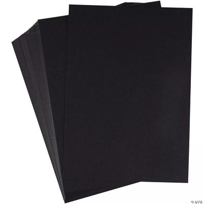 150Pcs Black Cardstock Paper - Heavyweight Smooth Postcard Invitation ...
